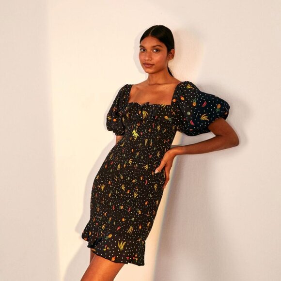 FARM Rio | Dresses | Farm Rio Tiny Fruits Smocked Mini Dress | Poshmark